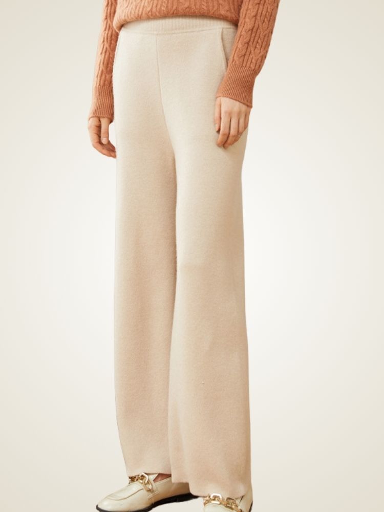 Aiana - Classic Cashmere Pants | The Cashmere Studio