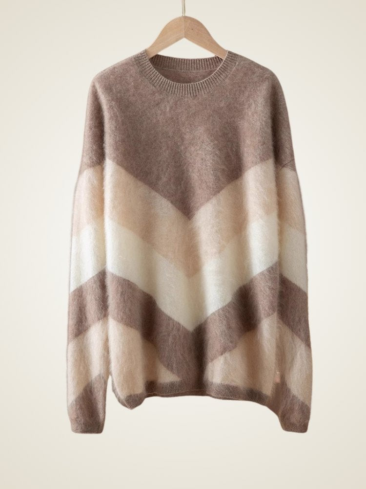 Aleira - Brushed Cashmere Sweater | The Cashmere Studio